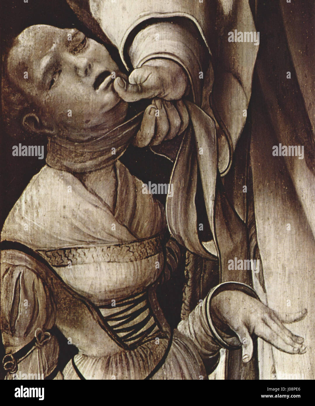 Mathis Gothart Grünewald’s *Crucifixion* (c. 1510), housed in the ...