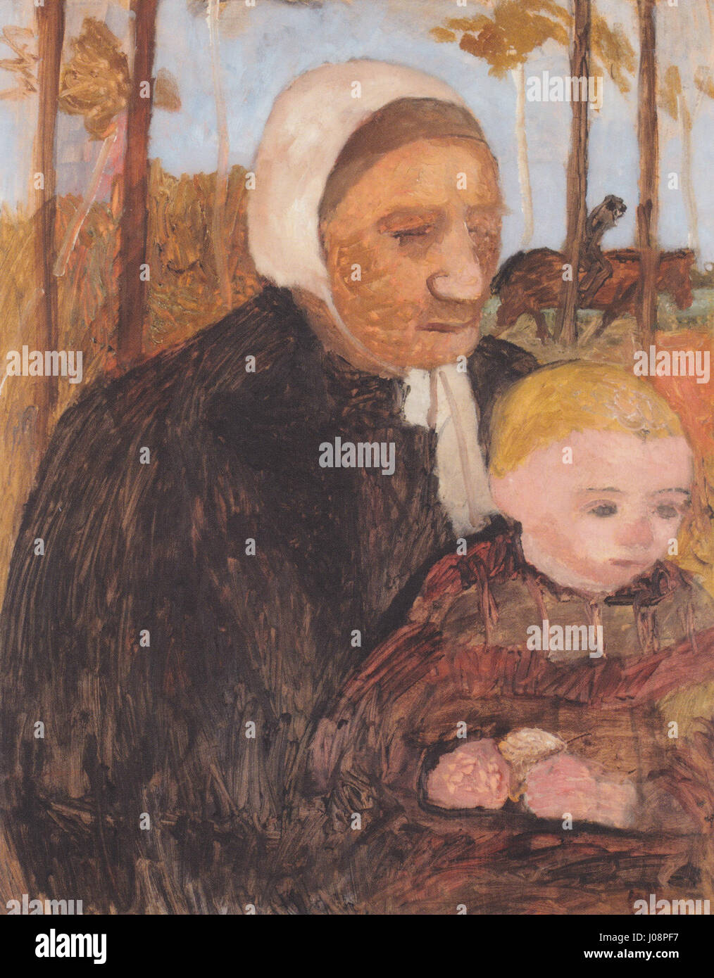 Paula modersohn becker woman and child hi-res stock photography and ...