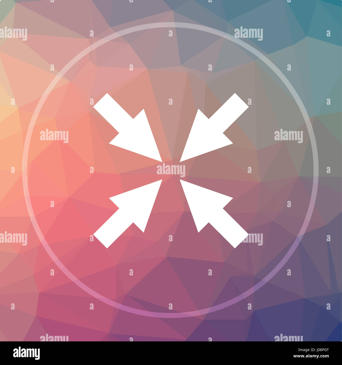 Exit full screen icon. Exit full screen website button on low poly ... Exit full screen icon. Exit full screen website button on low poly ...