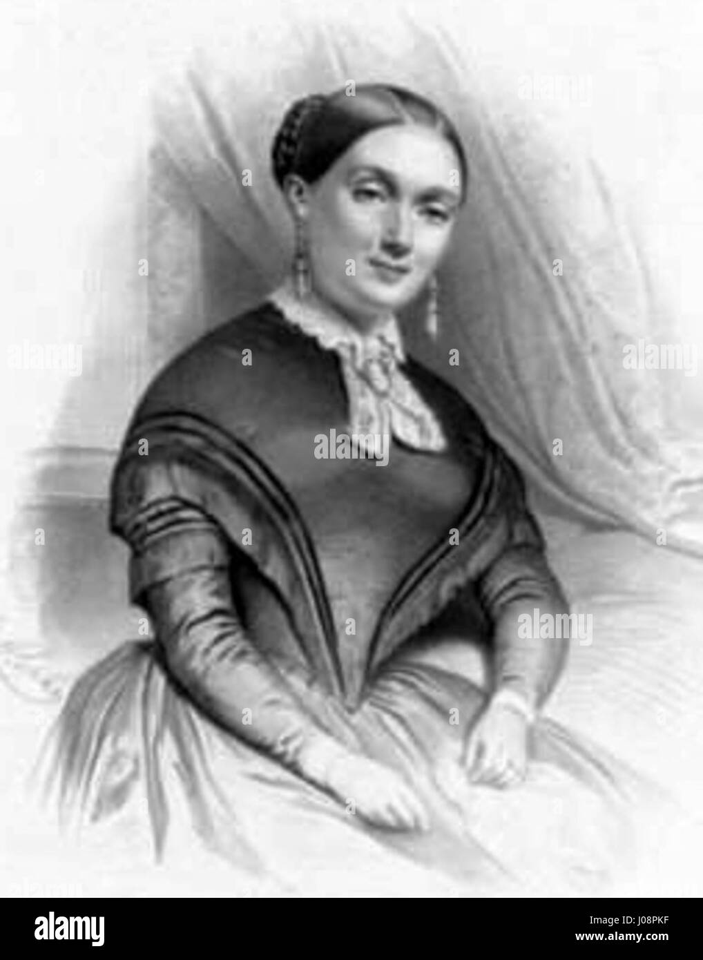 Marie-Alexandre Alophe’s painting of Loïsa Puget, an important ...