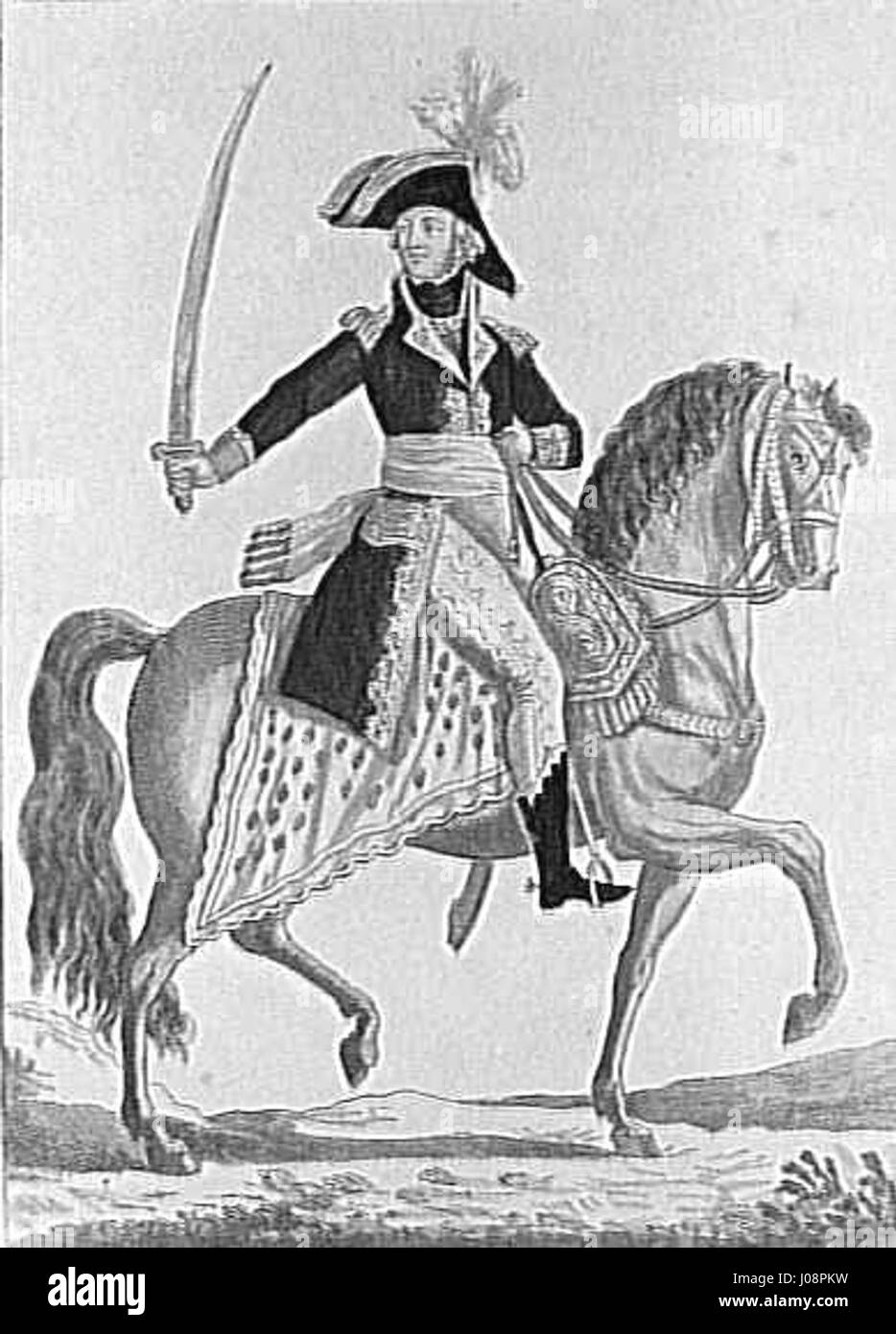 This painting depicts General Leclerc, leader of the French army in ...