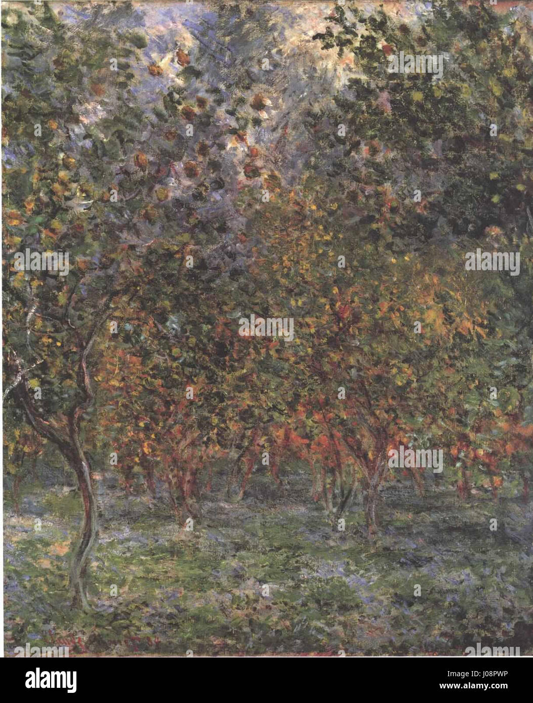 Claude Monet’s 'Unter Zitronenbäumen' (Under Lemon Trees) depicts a ...