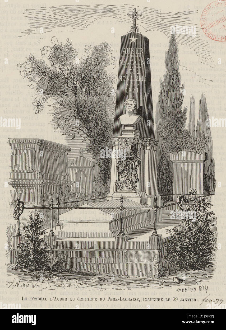 'Tombeau de Daniel-François-Esprit Auber' by Normand is a monument ...