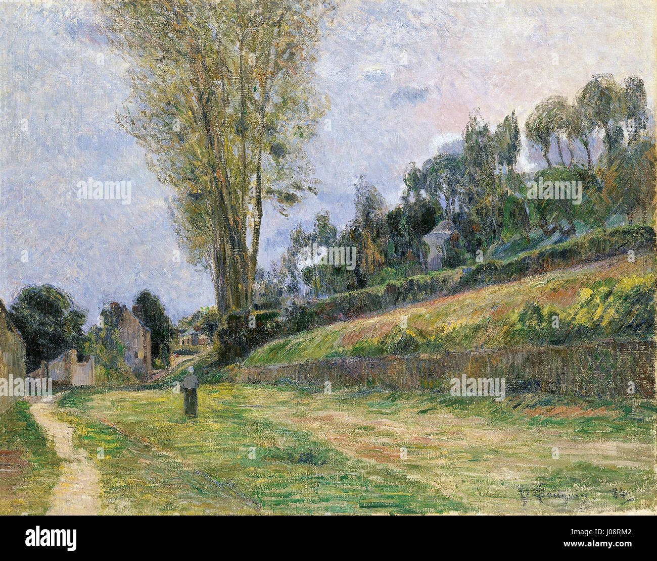 'Rue de Rouen' by Paul Gauguin is a painting that captures the streets ...