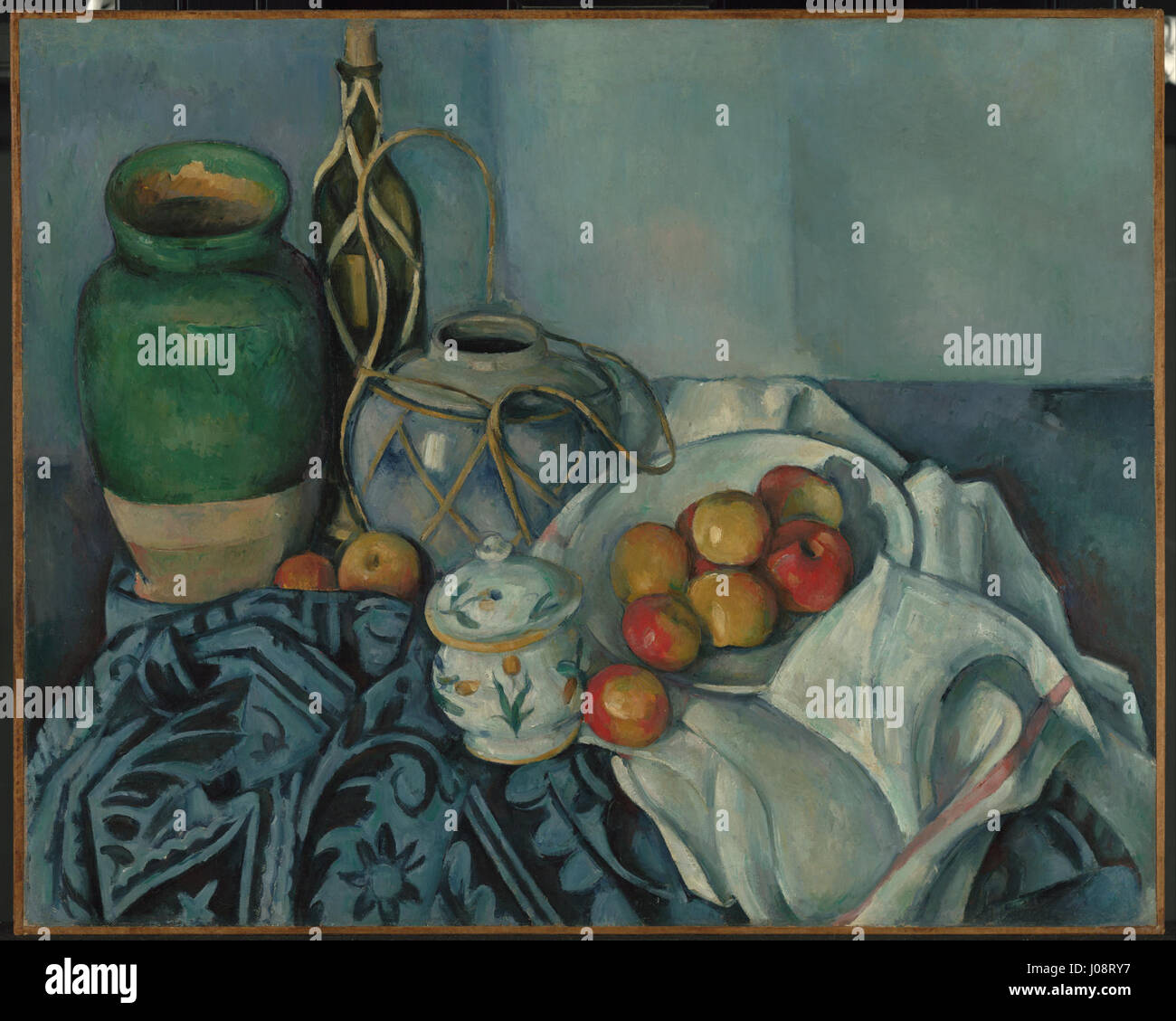 Paul Cézanne's 'Still Life with Apples' showcases his innovative ...