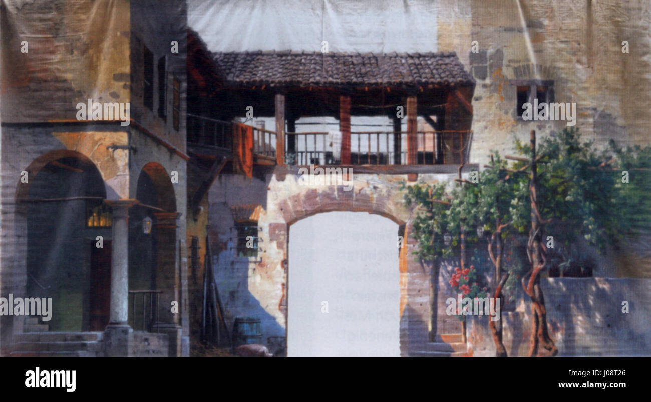 This set design by Plappert for the opera 'Carmen' in Ravensburg ...