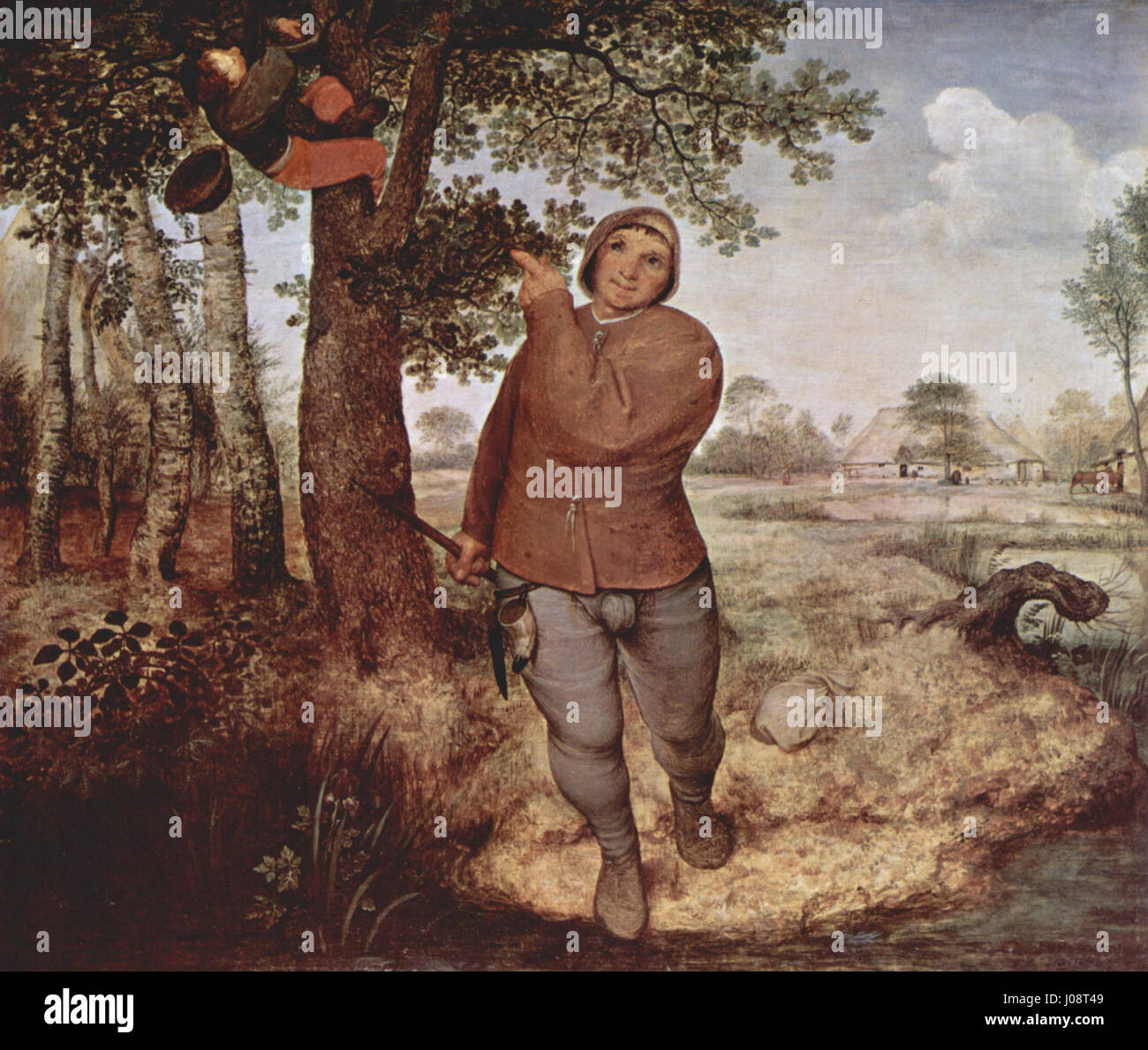 This work by Pieter Bruegel the Elder captures a scene from everyday ...