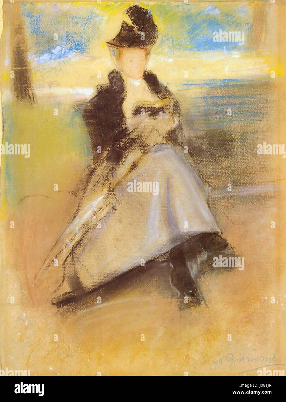 ‘Portret paryżanki’ by Olga Boznanska is a 1899 portrait of a Parisian ...