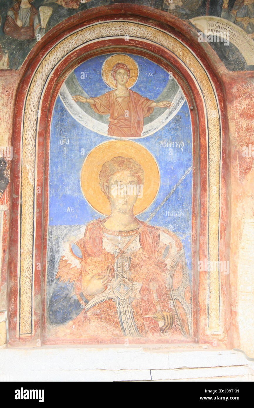 The paintings in St. Demetrius Church, located in Markova Susica, are ...