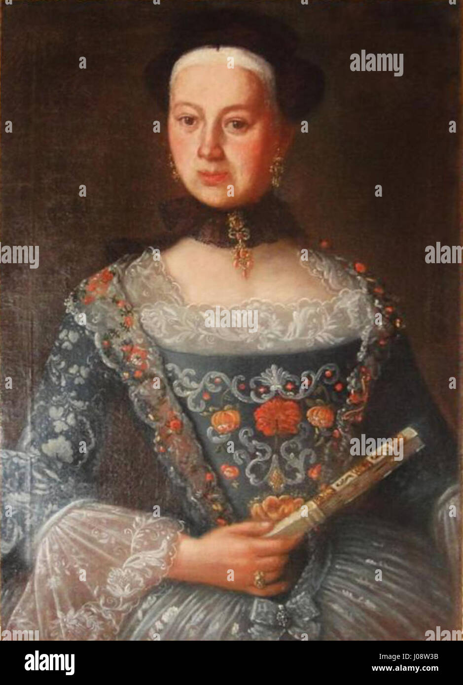 The 'Retrato de Senhora' (Portrait of a Lady) from a German workshop ...