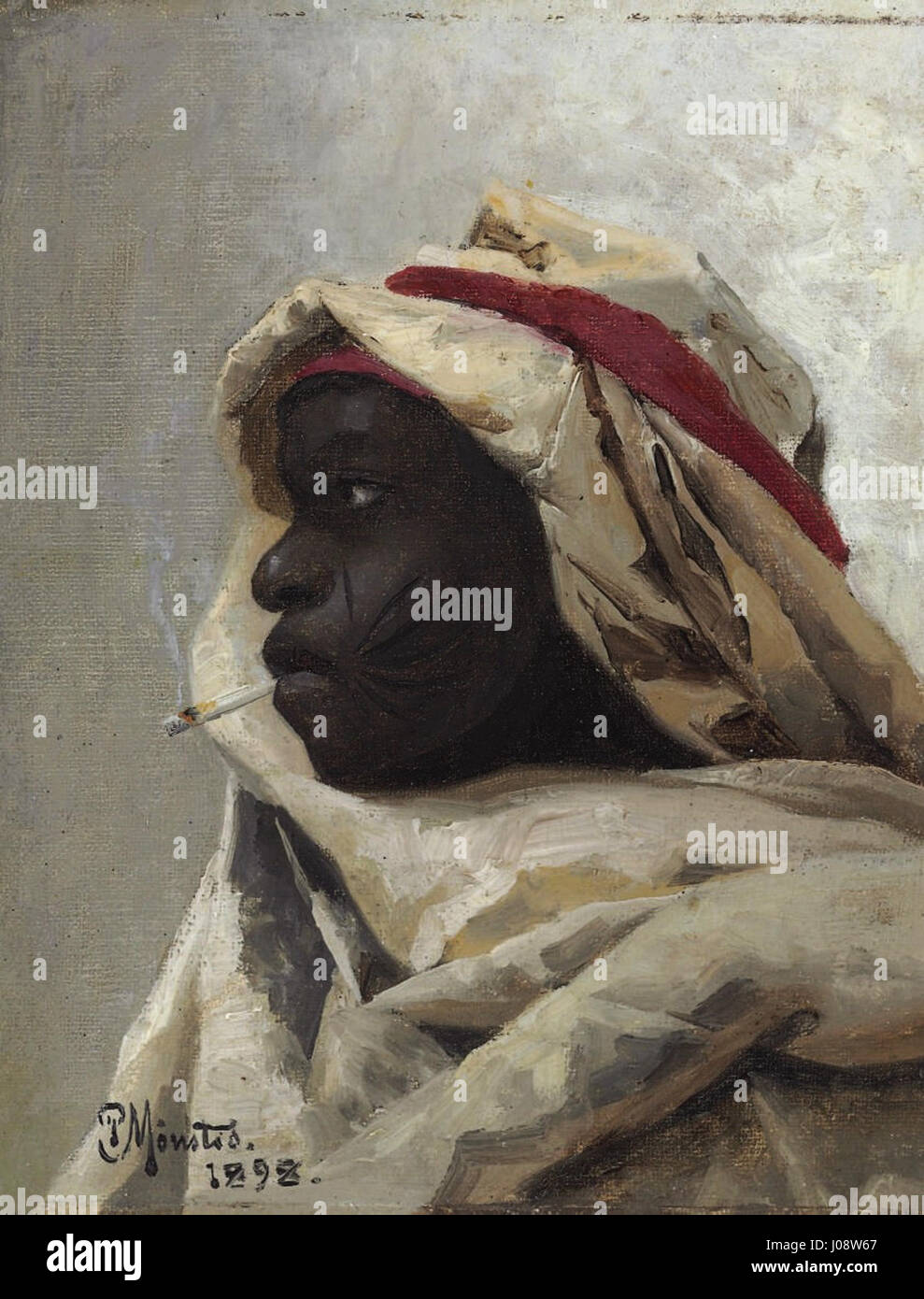 'The Smoking Moor' by Danish artist Peder Mønsted portrays a moorland ...