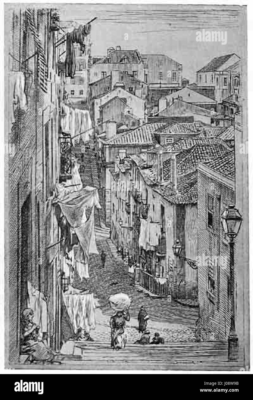 Roque Gameiro (Lisboa Velha, n.º 53) Travessa da Portuguesa da Rua do ...