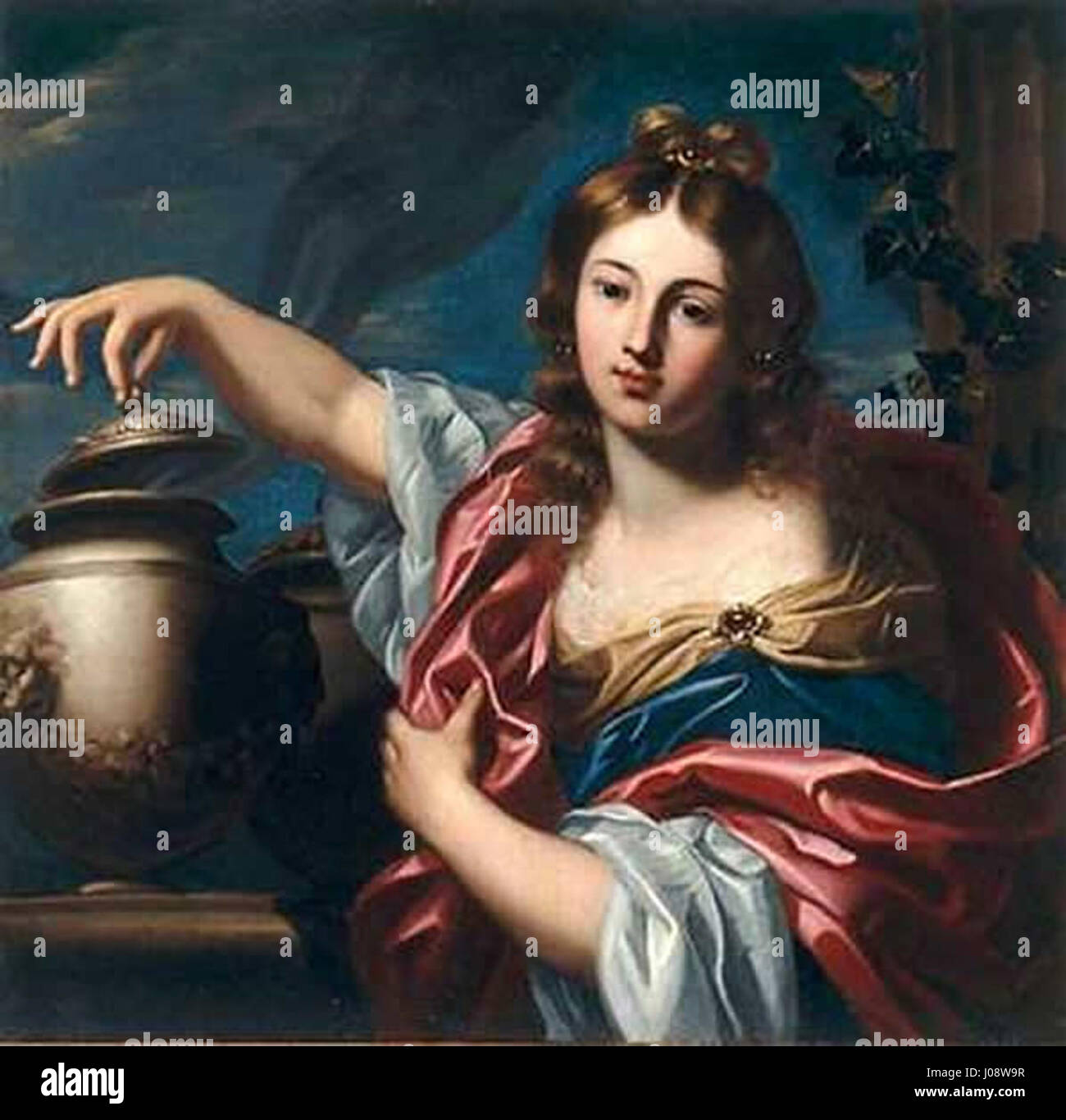 ‘Pandora’ by Nicolas Rénier illustrates the myth of Pandora’s Box. The ...