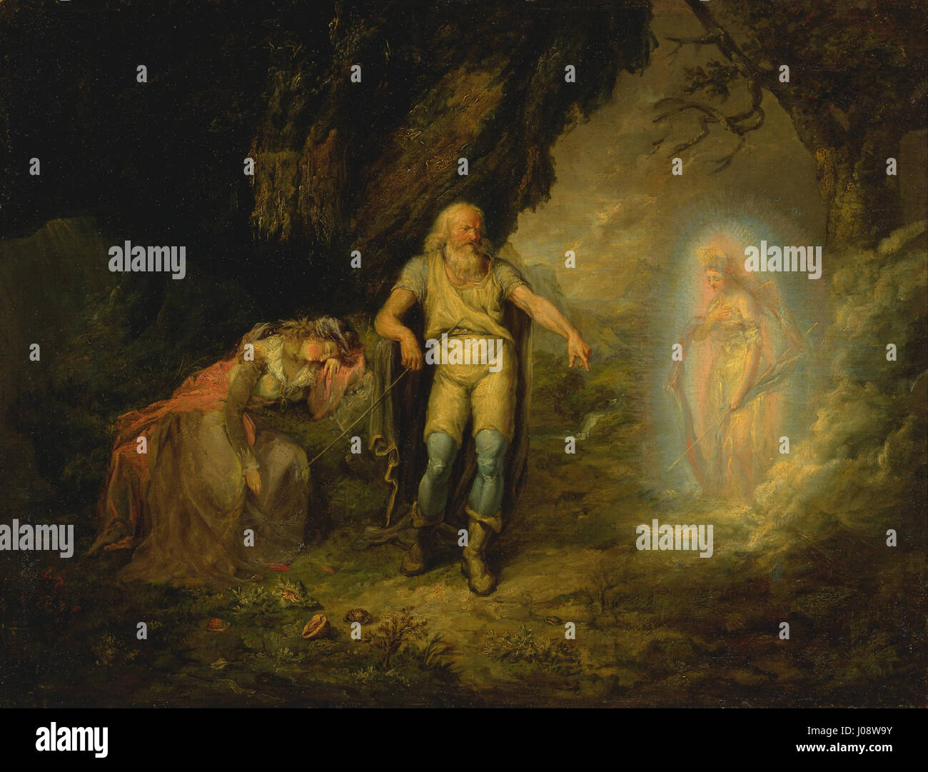 This scene from Shakespeare's 'The Tempest' depicts the characters ...