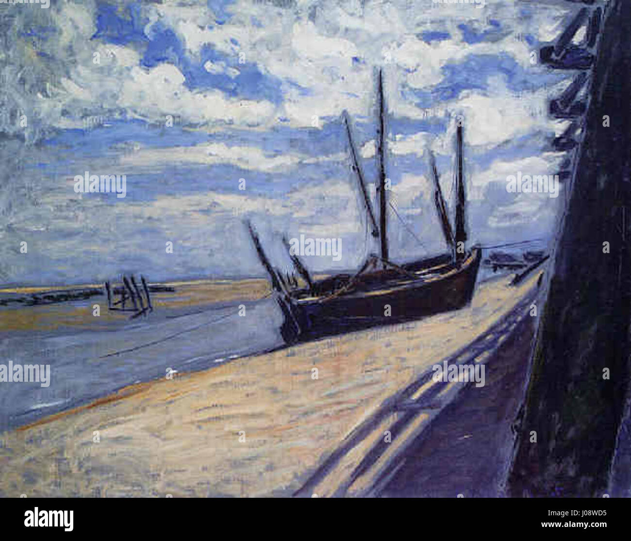 'Barque sur la plage' (Boat on the Beach) by Étienne Moreau-Nélaton ...