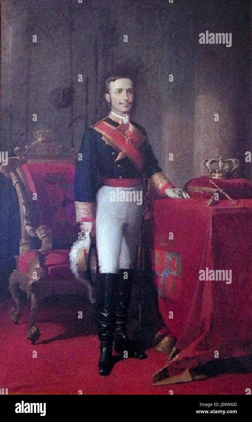 This portrait of King Alfonso XII, housed in the Museum of Jaén ...
