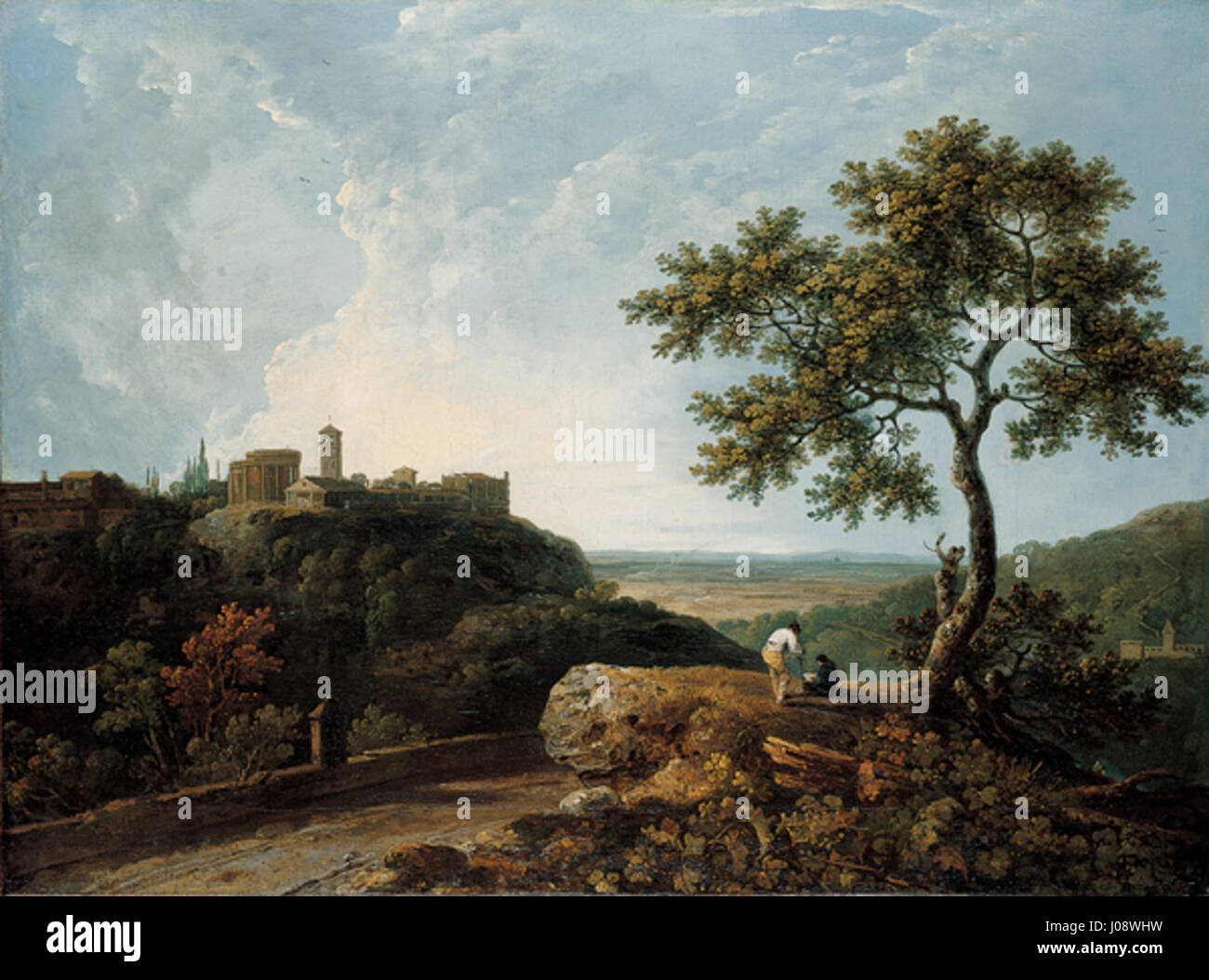 'Tivoli - The Temple of the Sybil and the Campagna' by Richard Wilson ...