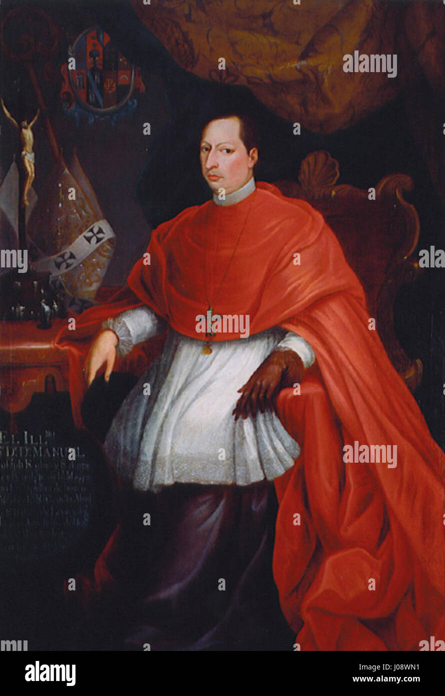 This portrait depicts Archbishop Don José Rubio y Salinas, capturing ...