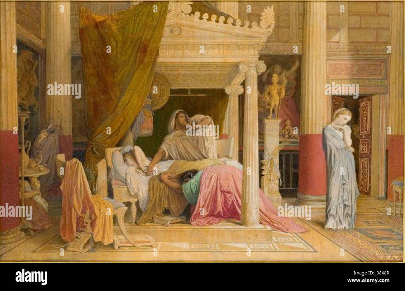 'Stratonice et Antiochus' by Jean-Auguste-Dominique Ingres depicts the ...