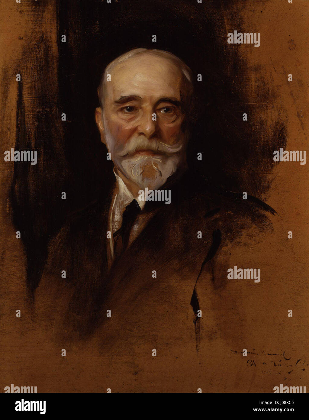 A portrait of Sir Samuel Luke Fildes, created by the artist Philip ...
