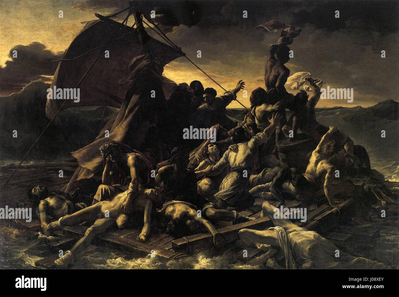 Théodore Géricault's painting 'Le Radeau de la Méduse' depicts the ...