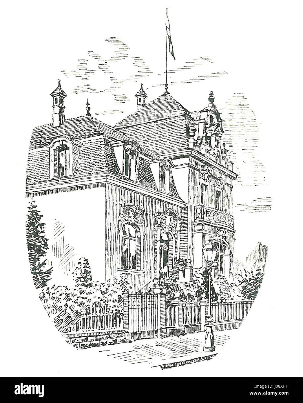 Historic buildings preservation work Cut Out Stock Images & Pictures ...