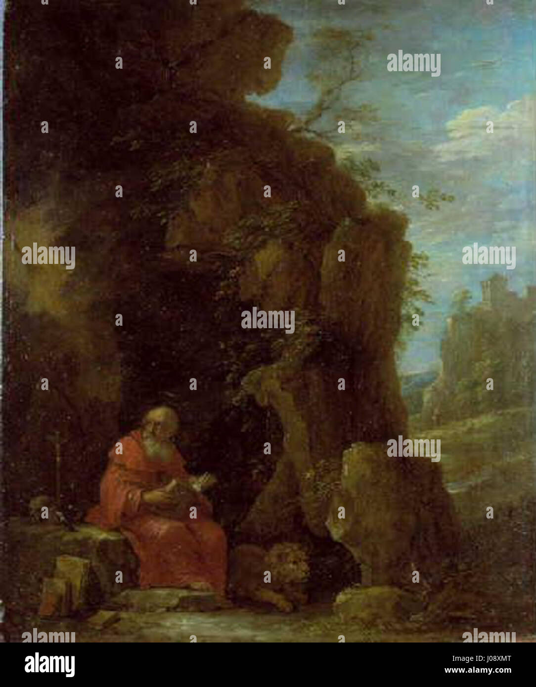 'Saint Jérôme dans le désert' by David Teniers depicts Saint Jerome in ...