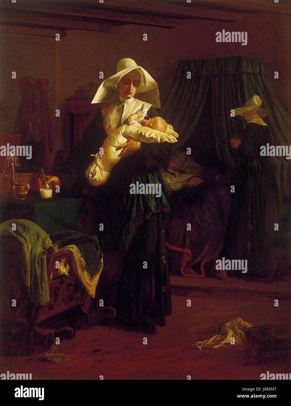 The 'Székely Nun' is a portrait capturing the simplicity and humility ...