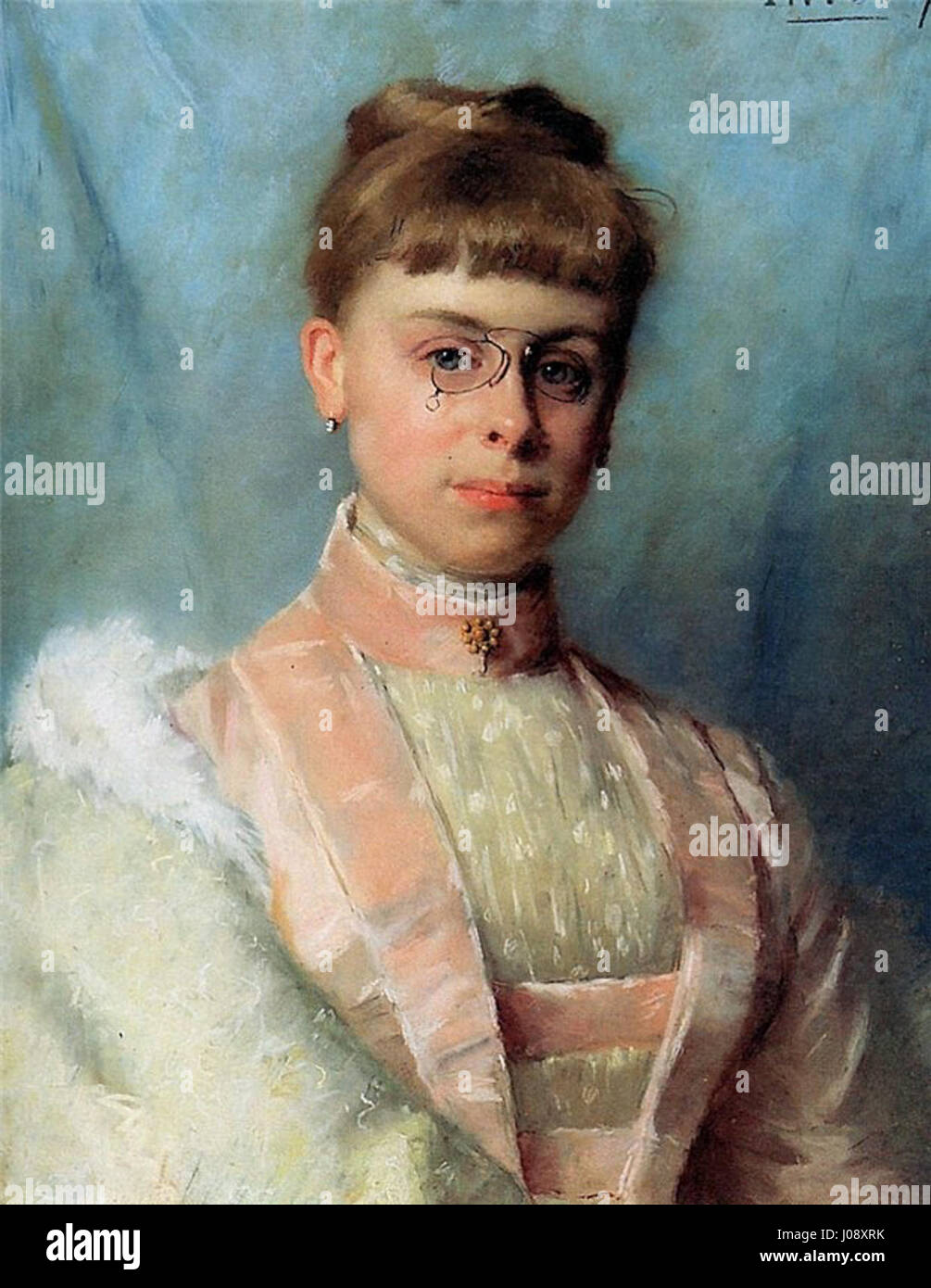 This portrait by Thérèse Schwartze is an example of 19th-century Dutch ...