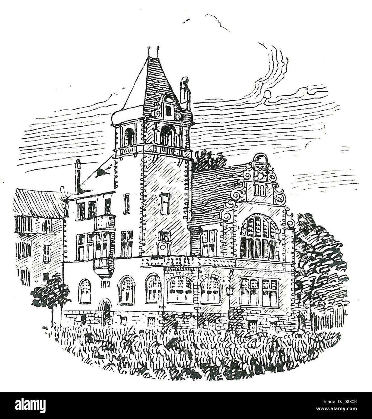 Historic house styles Cut Out Stock Images & Pictures - Alamy