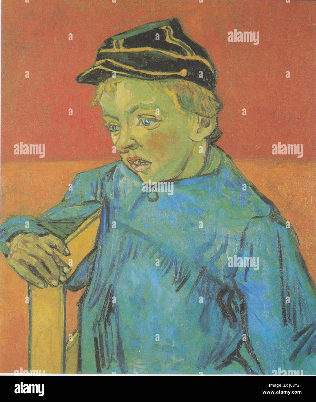 This portrait by Vincent van Gogh depicts Camille Roulin as a student ...