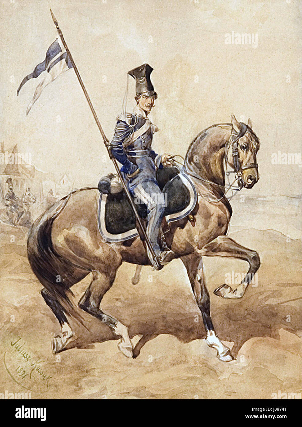 Polish uhlan hi-res stock photography and images - Alamy