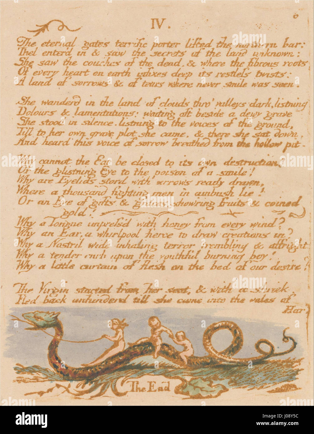 William Blake’s 'The Book of Thel, Plate 8' explores themes of eternity ...