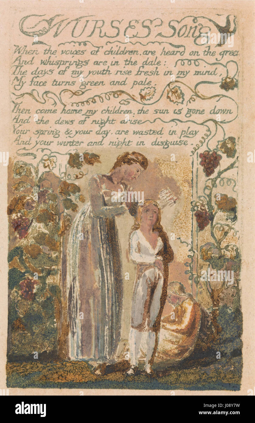 This illustration from William Blake's 'Songs of Innocence and of ...
