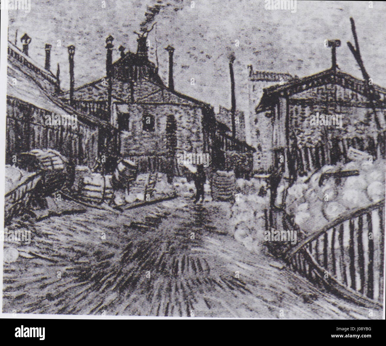 Vincent van Gogh's 'Fabrik in Asnières' captures a factory scene in ...
