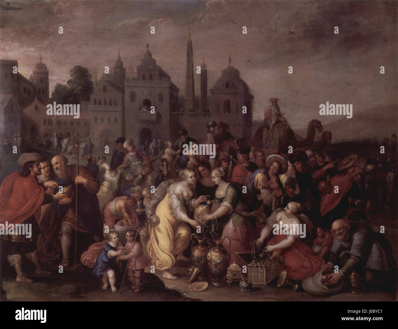 Frans Francken the Younger, a notable Flemish Baroque artist, created ...