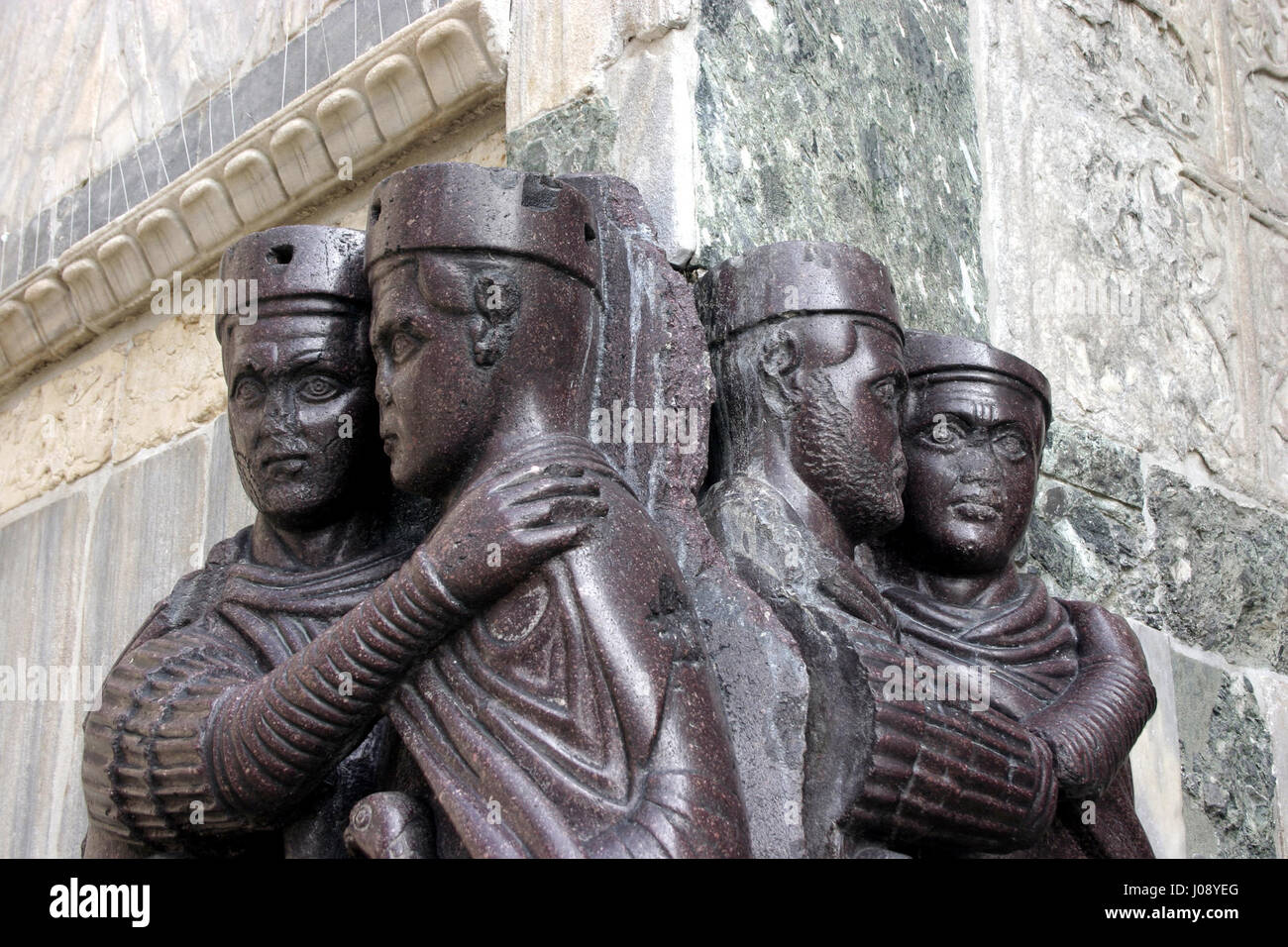 The Tetrarchs is an ancient Roman sculpture depicting four Roman ...
