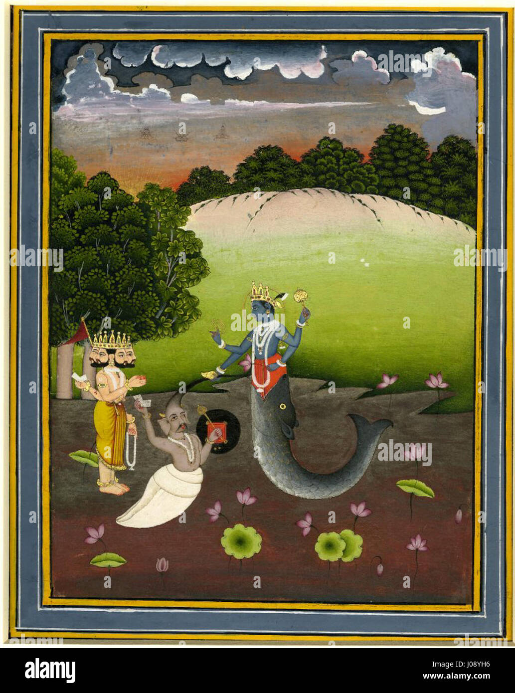 Matsya avatar hi-res stock photography and images - Alamy