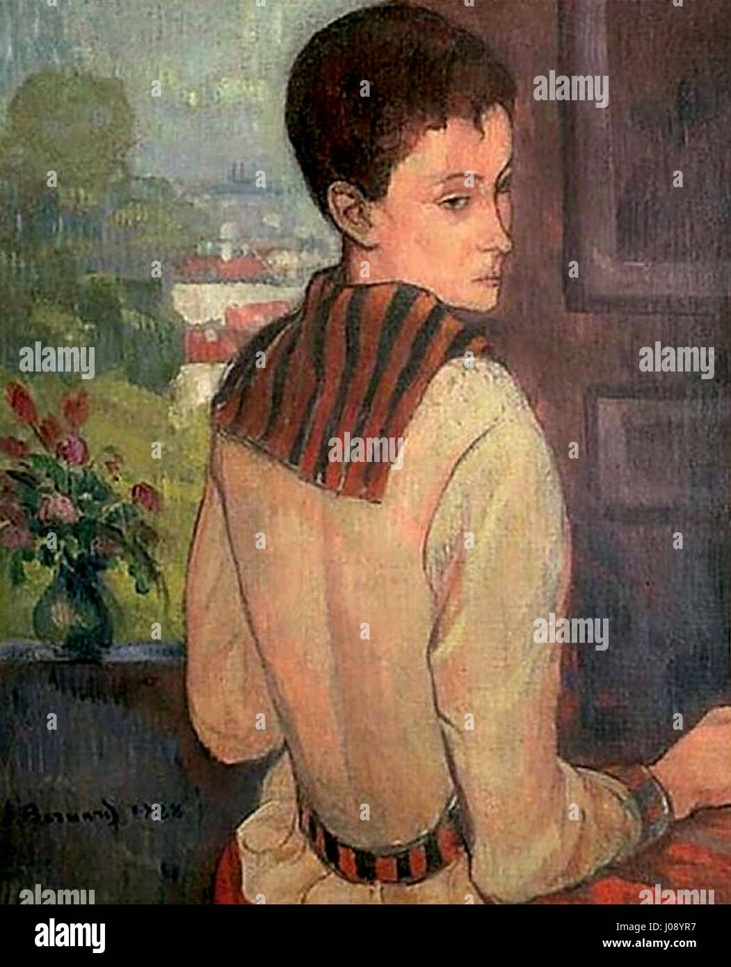 Émile Bernard Portrait de Madame Schuffenecker 1888 Stock Photo - Alamy