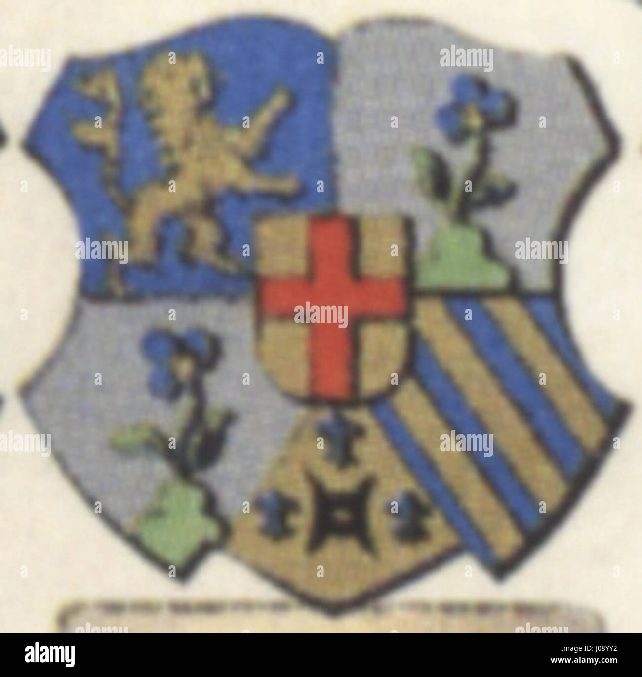 The 'Wappentafel Bischöfe Konstanz' is a heraldic display of the ...