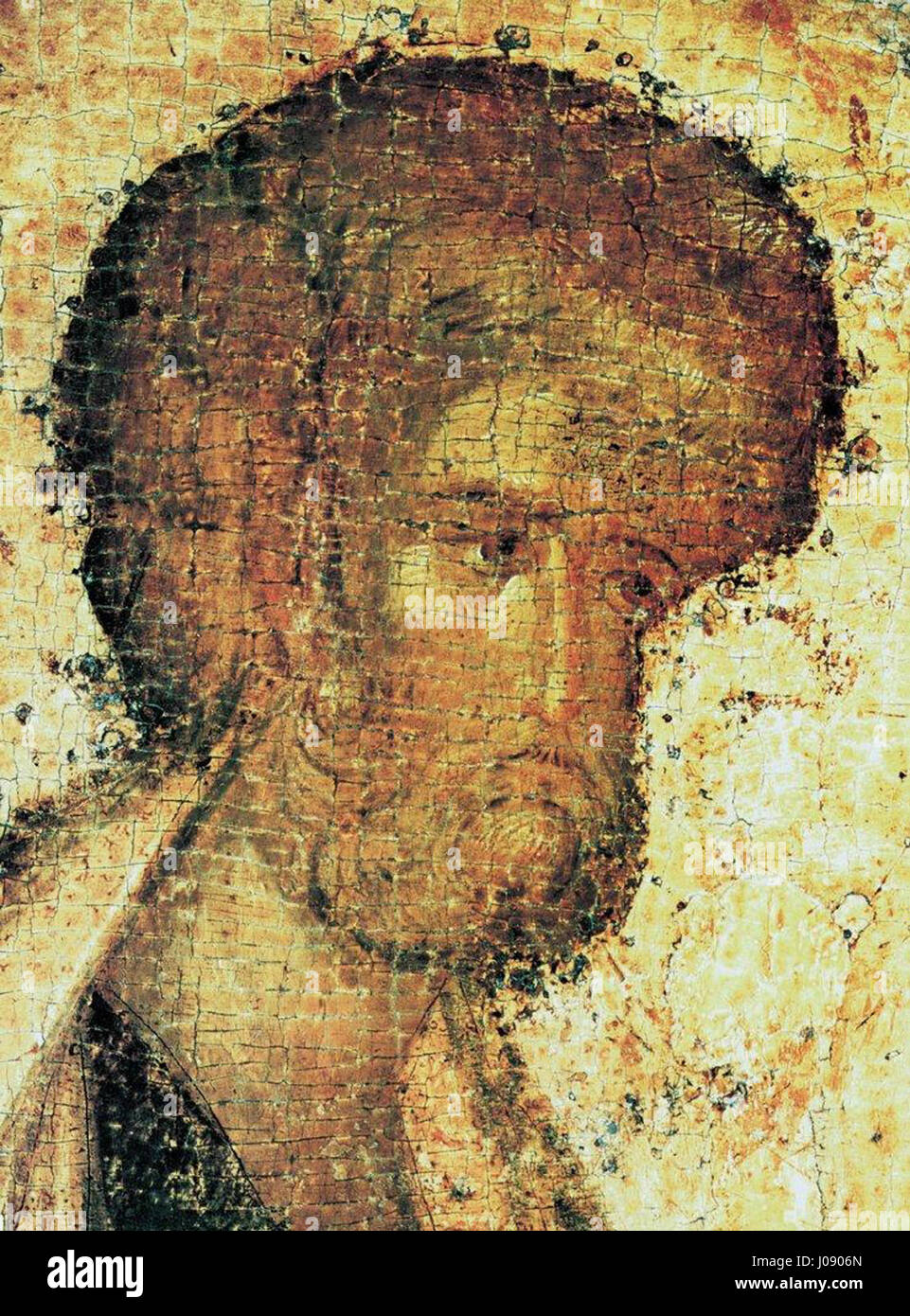 This portrait of Dmitri Ivanovich Mendeleev, the Russian chemist famous ...