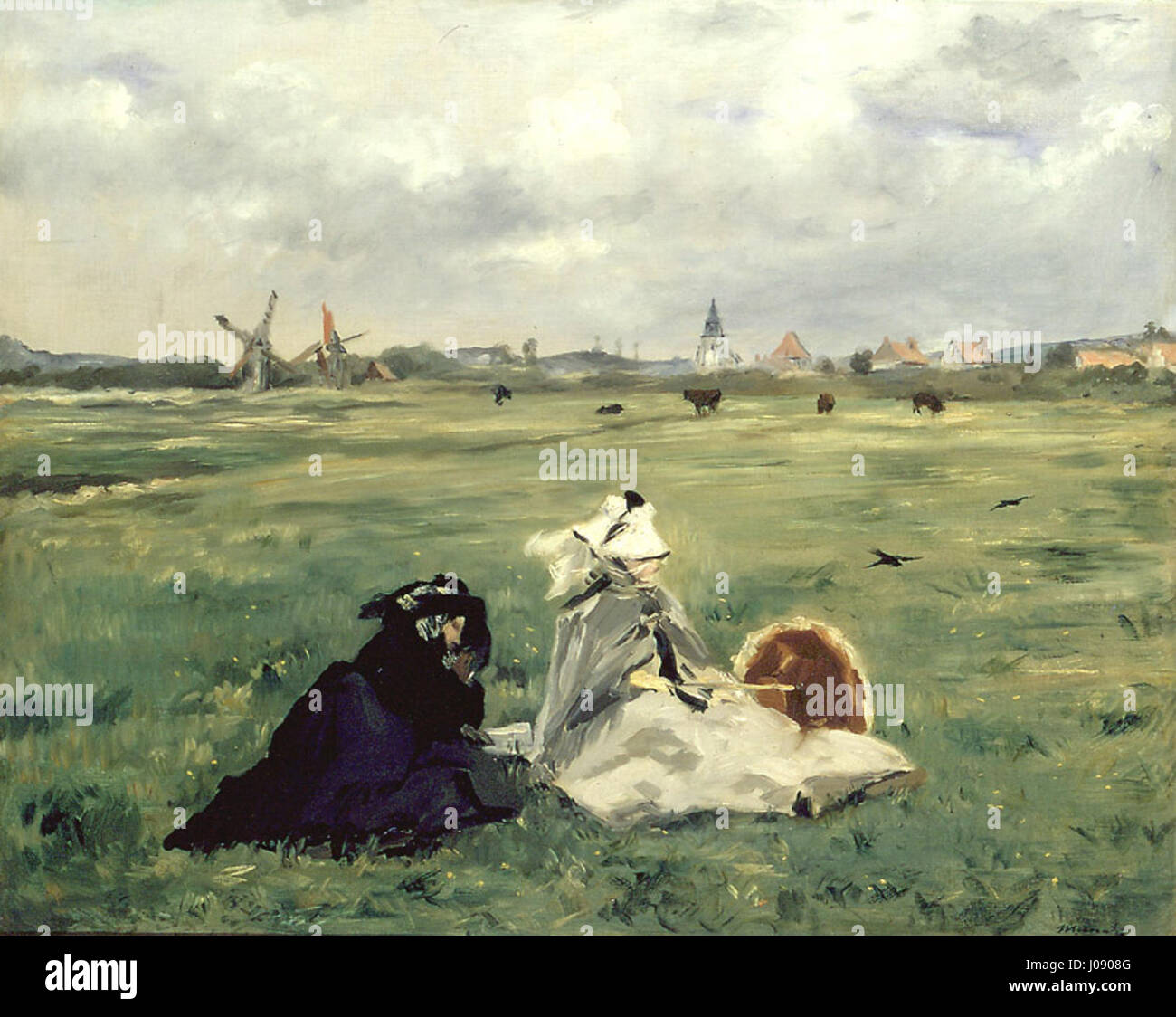 Édouard Manet's 'Hirondelles' (Swallows) is a depiction of birds in ...