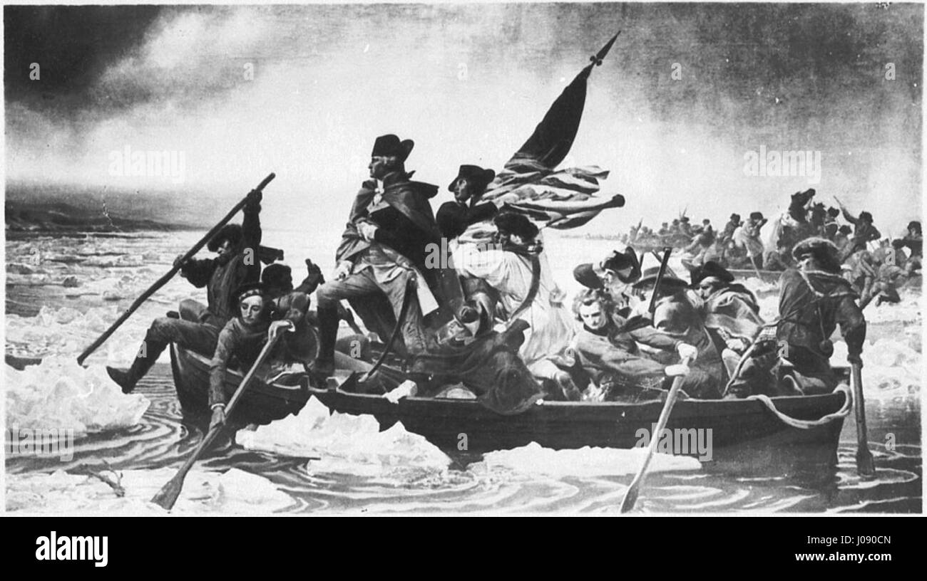 Washingtons crossing delaware river hi-res stock photography and images ...