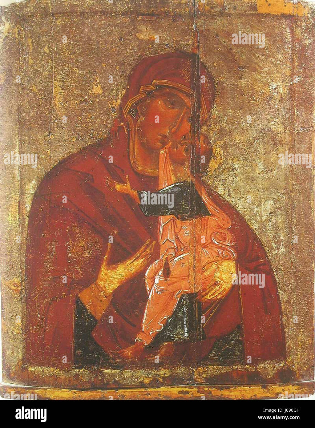 This artwork, titled 'Тверь - 14,' depicts a scene from Tver, a city in ...