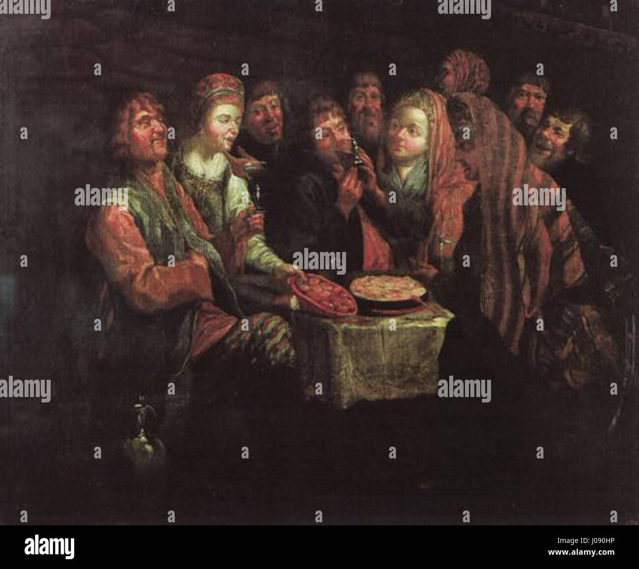 This 1906 photograph features a legendary Syrian temple in the rain ...