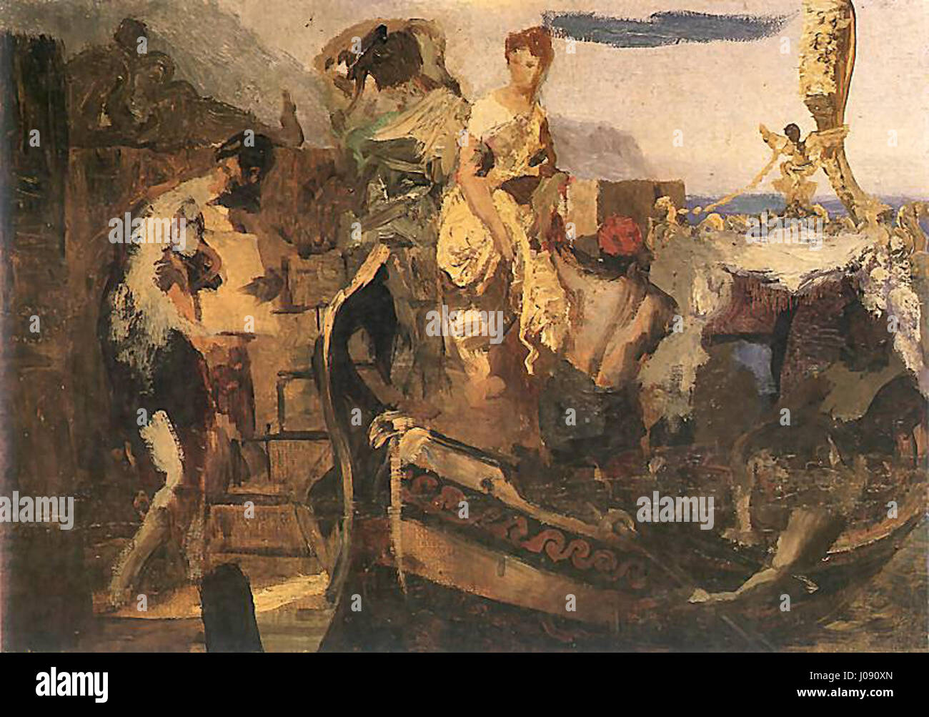 'Zebrak' (sketch) is a preparatory drawing for a larger work, likely ...