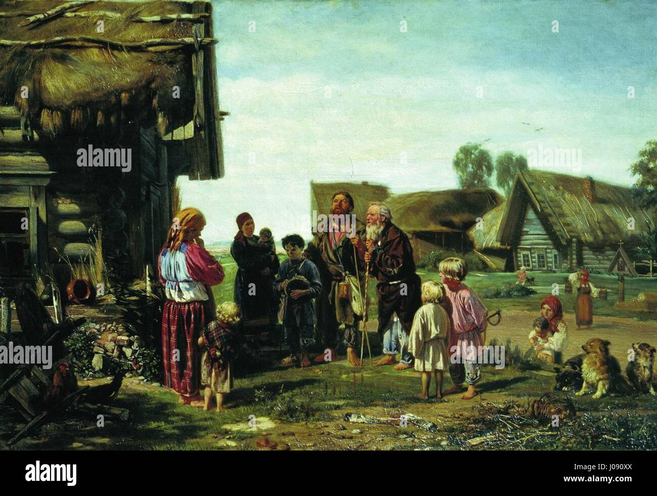This portrait, created by artist Kazachenko in 1870, is a depiction of ...