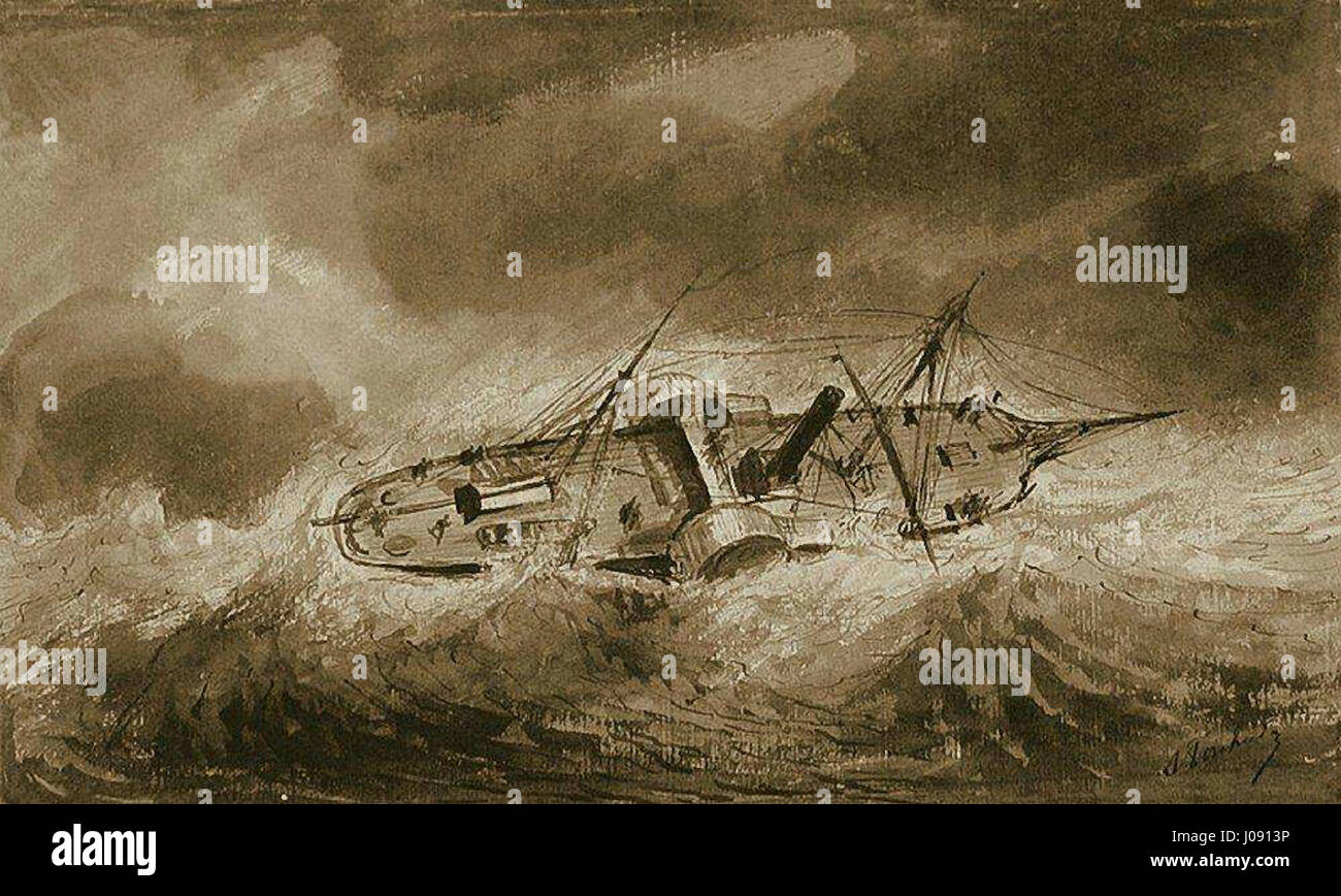 The painting 'Far in the Forest Among Trees, the Samurai Stands at the ...