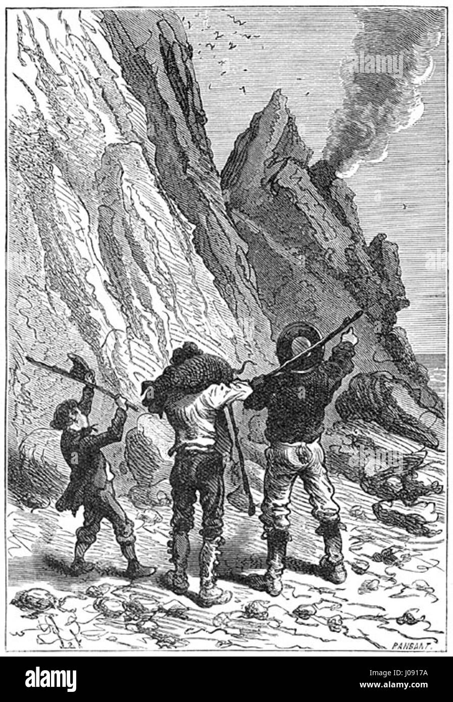 'The Mysterious Island' by Jules Férat is a 19th-century adventure ...