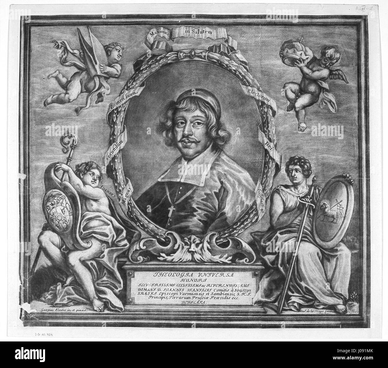 This 18th-century allegorical painting honors Bishop Jan Zbaski ...
